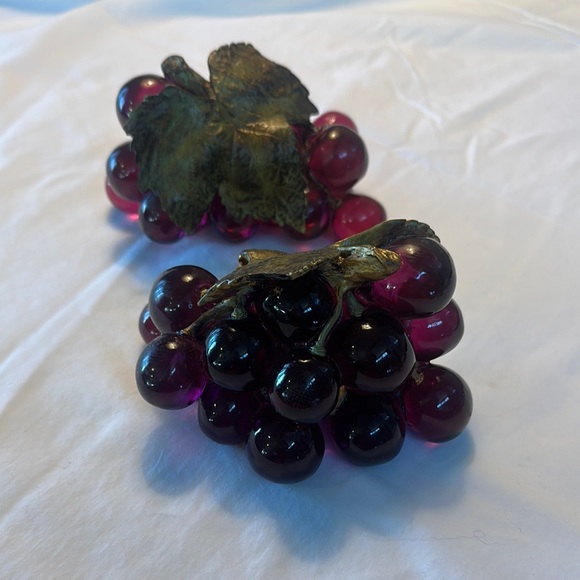 Accents | Vintage Mid Century Modern Purple Lucite Bunch Of Grape ...
